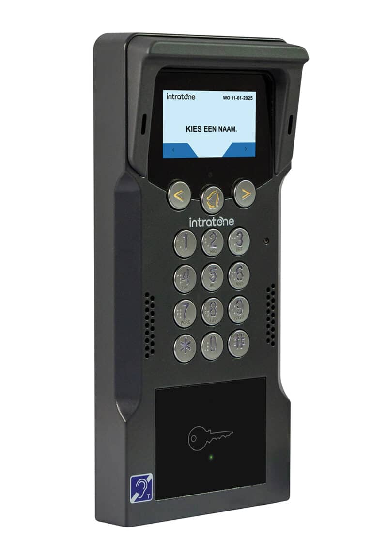 All-in-one intercom and access control system for smaller residential buildings