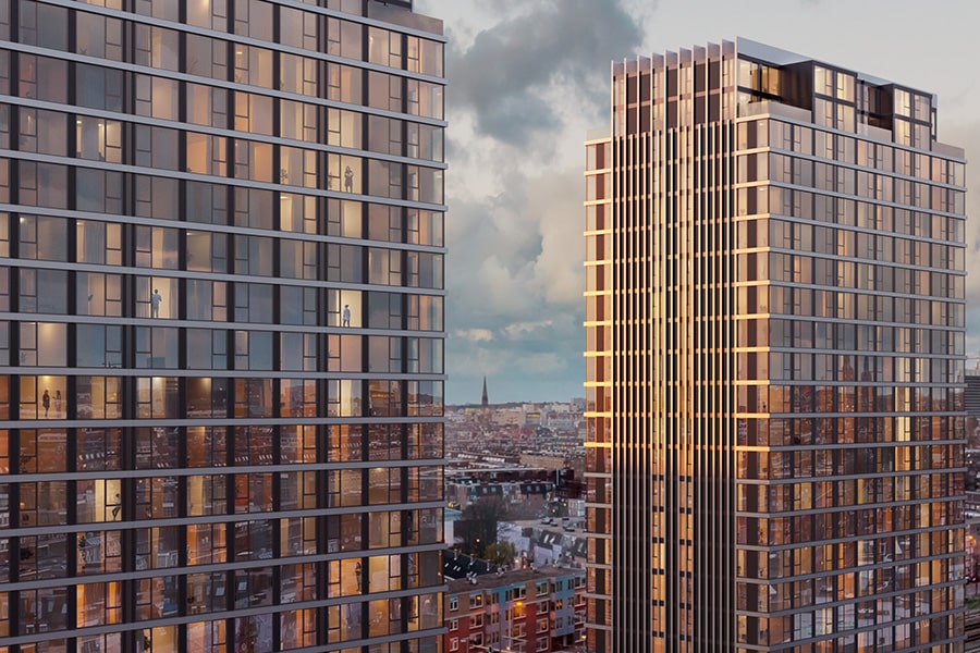 Waldorp Four toont de kracht van modulair wonen in de stad